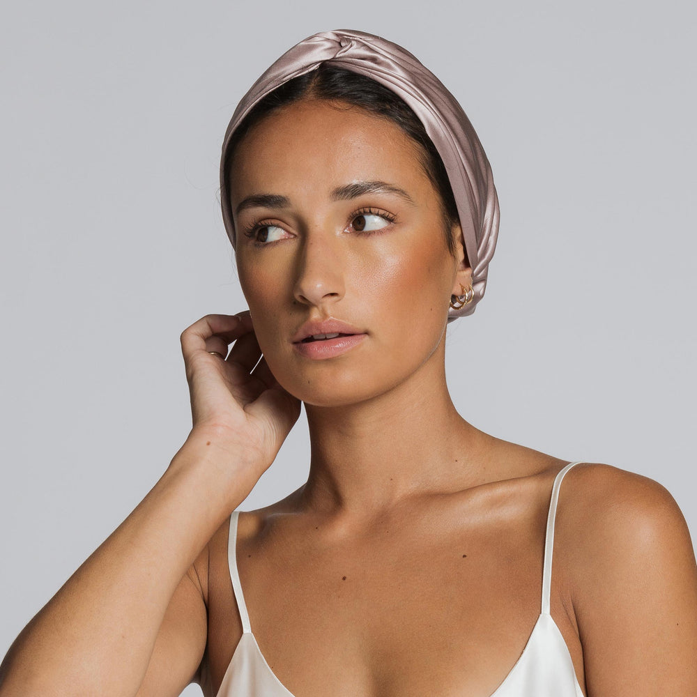 Organic Silver Ion Silk Hair Bonnet – Clementine Sleepwear
