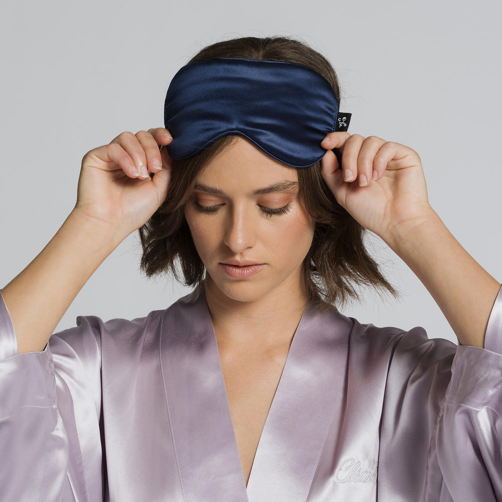Organic Silver Ion Silk Sleep Mask – Clementine Sleepwear