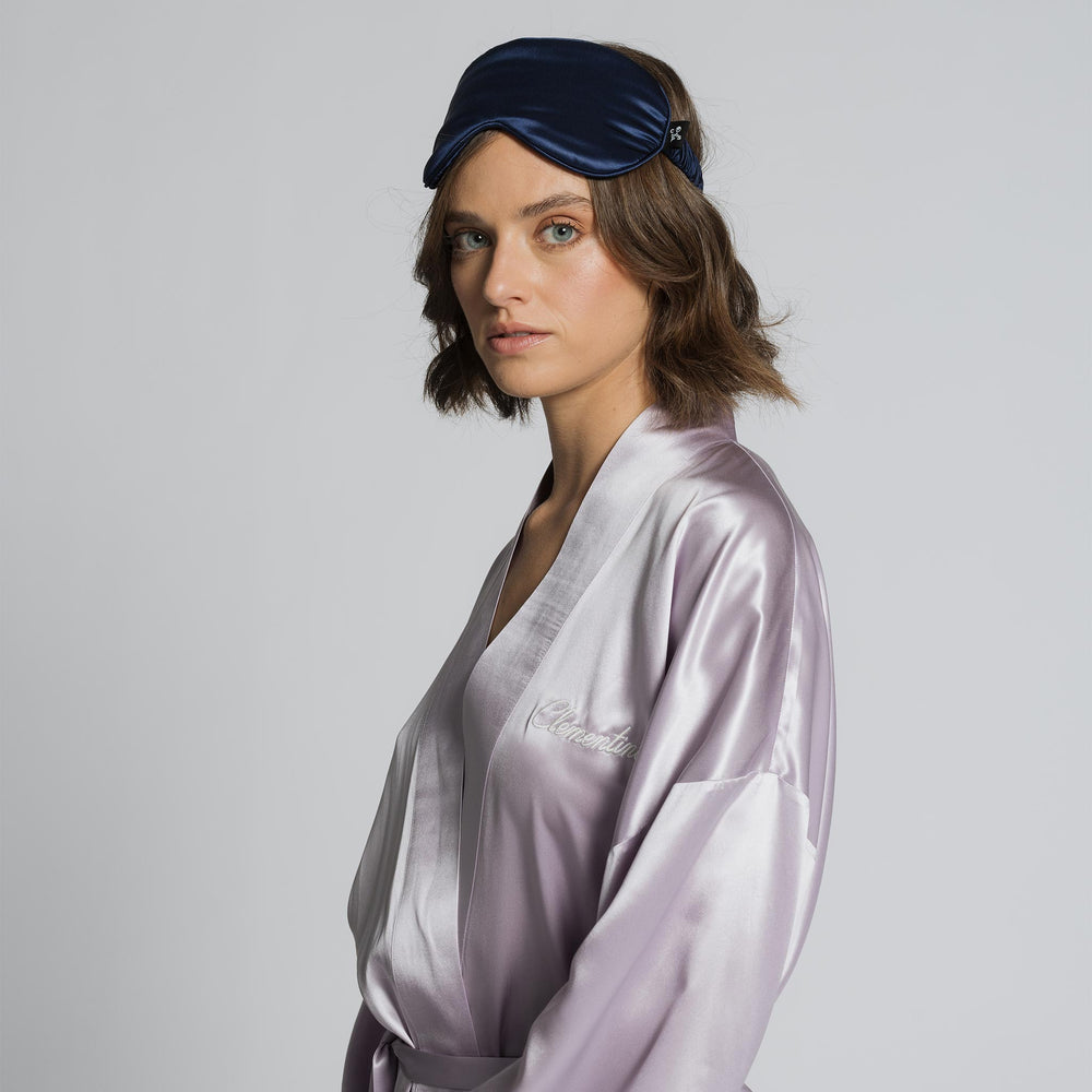 Organic Silver Ion Silk Sleep Mask – Clementine Sleepwear