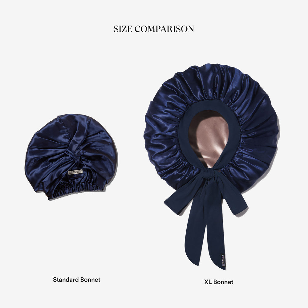 XL Hair Bonnet Organic Silver Ion Silk – Clementine Sleepwear